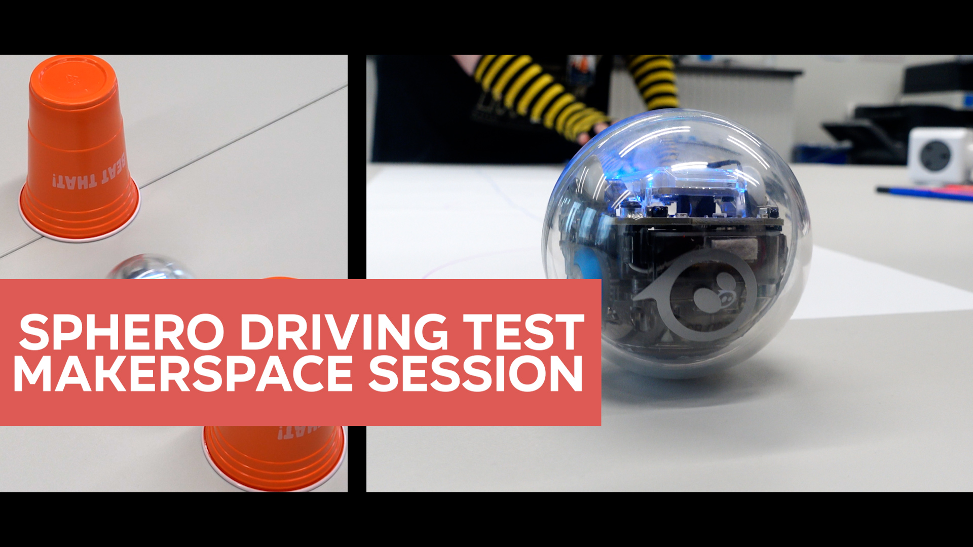 Sphero Driving Test Makerspace Session - The Northern School of Art
