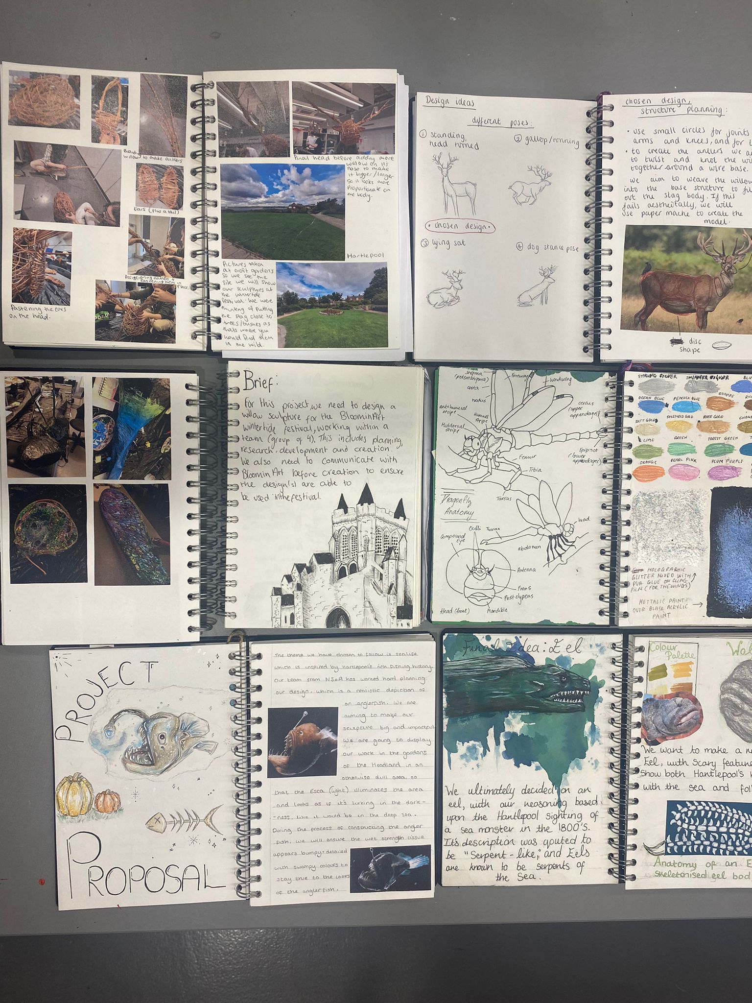 Middlesbrough art and design students make mythical beasts for ...