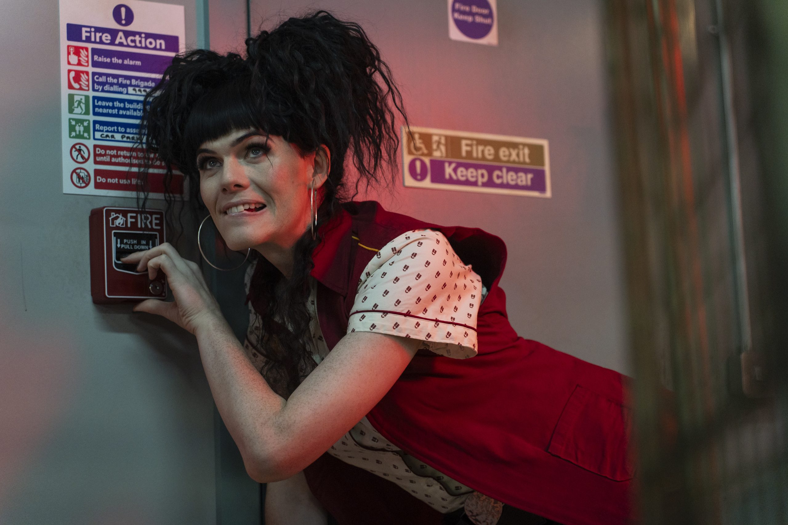 Visual Arts and Stage & Screen students work on the set of ITV comedy Transaction filmed at The ...