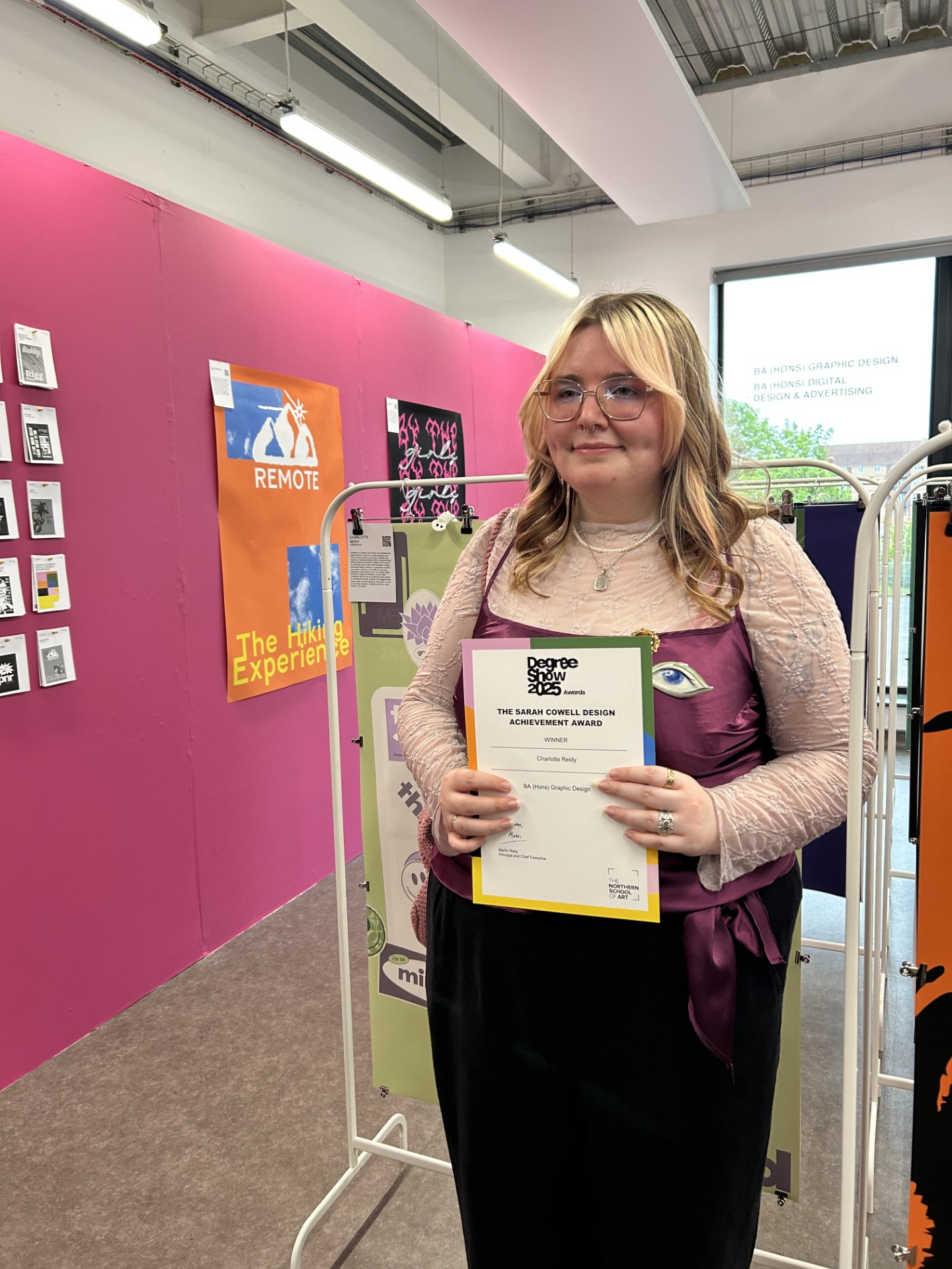 BA (Hons) Graphic Design student Charlotte Reidy wins The Sarah Cowell ...